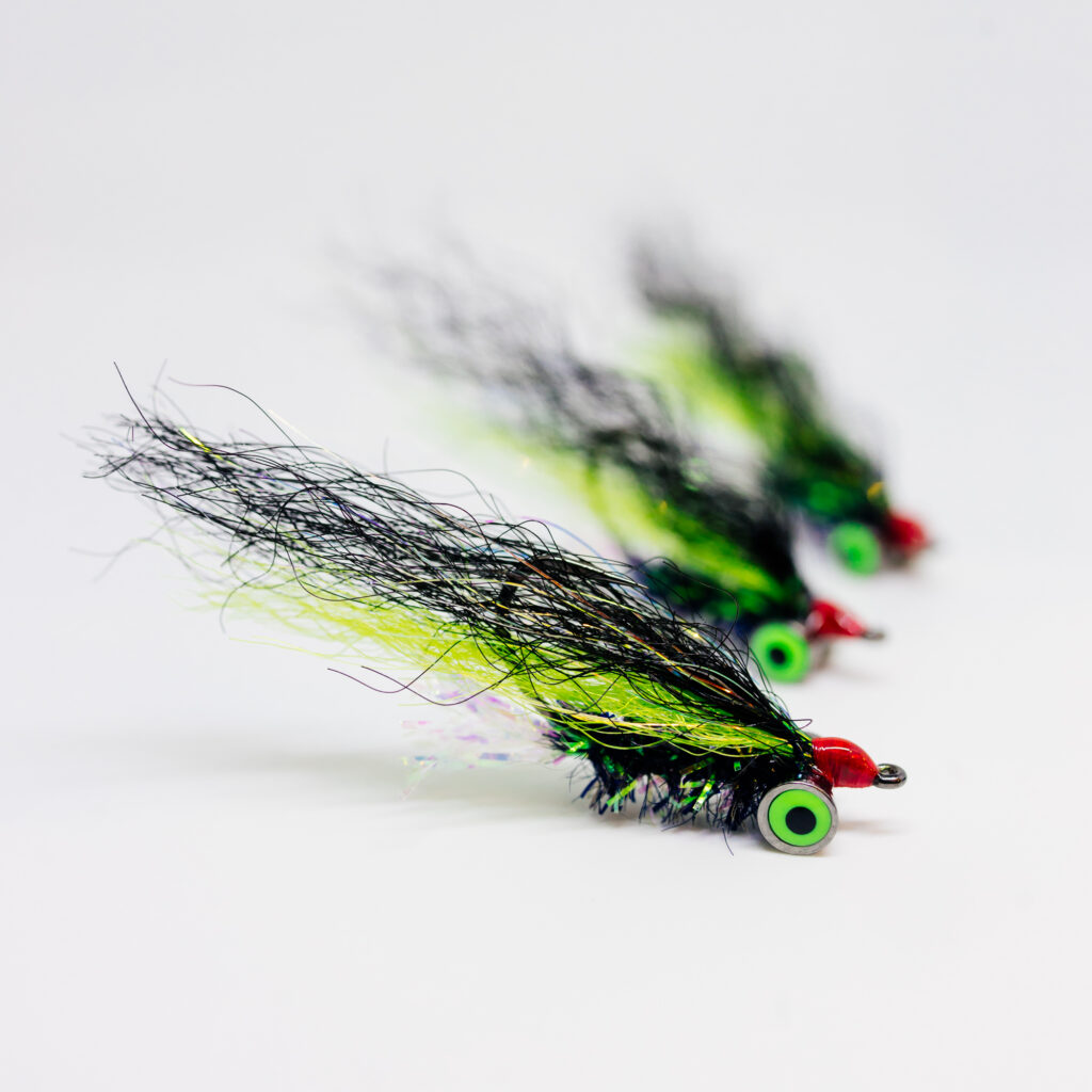 Chartreuse Bass Vampire – fly outcast